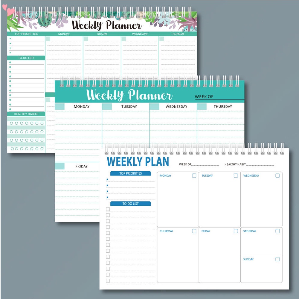 To Do List Notepad for Work with 52 Sheets, Daily Planner for Goals ...