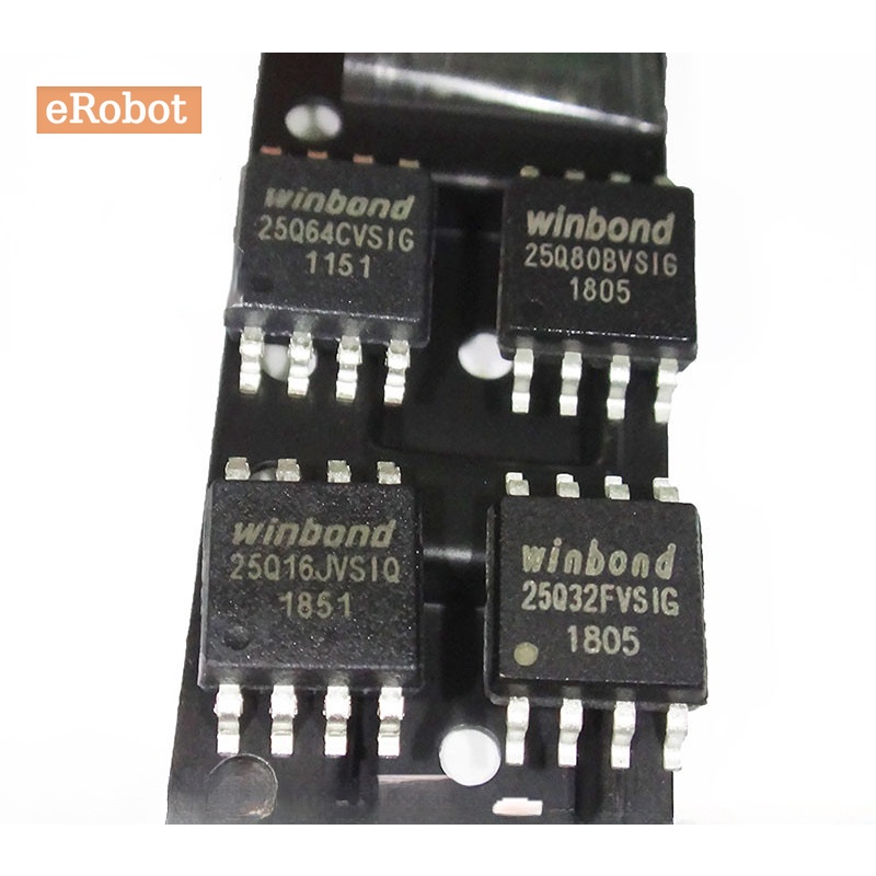 Flash W25Q16 W25Q32 W25Q64 W25Q80 W25Q128 W25Q256 SOP16 Winbond Memory | Shopee Philippines