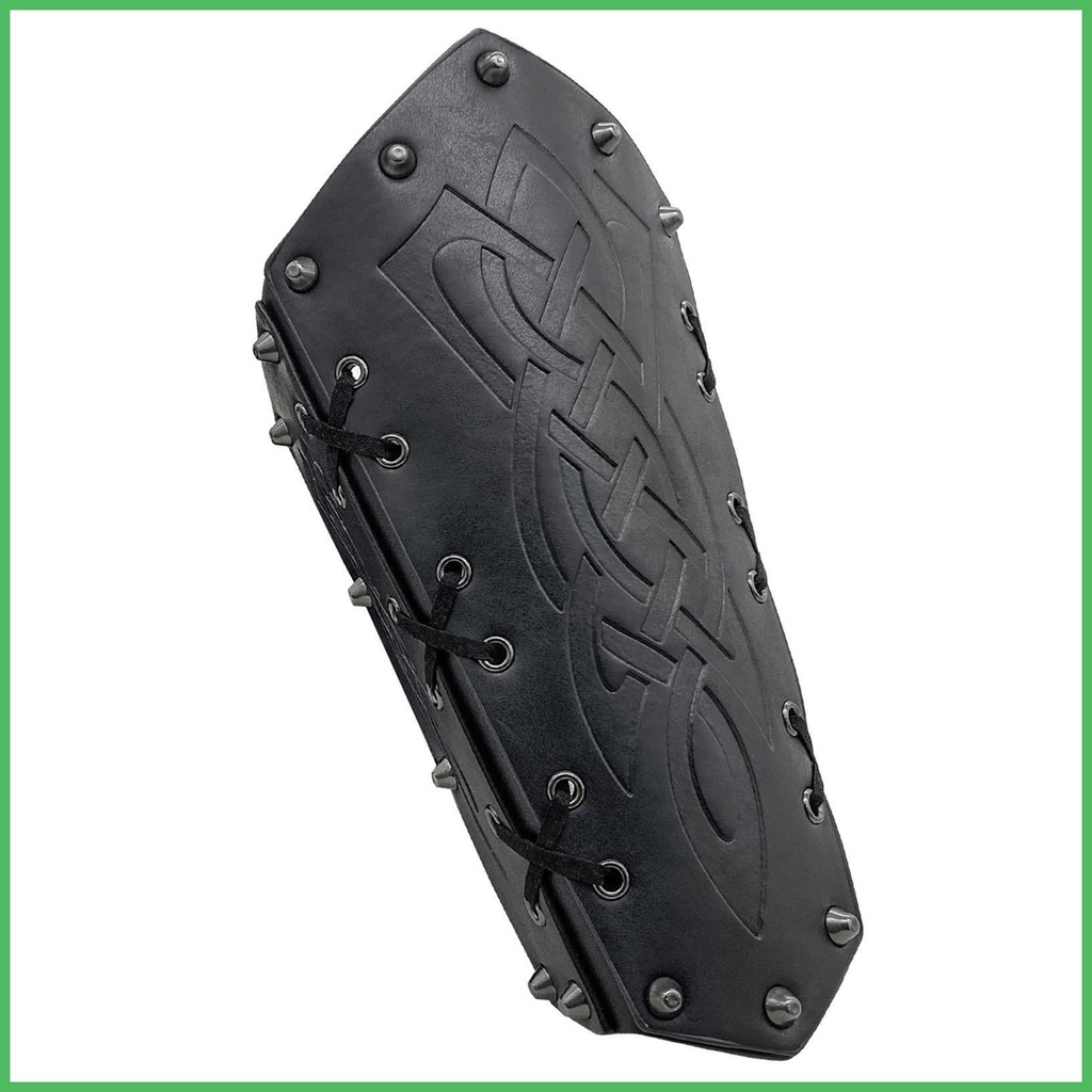 Medieval Wristband Retro Knight Arm Guards Gauntlets PU Leather Stage ...