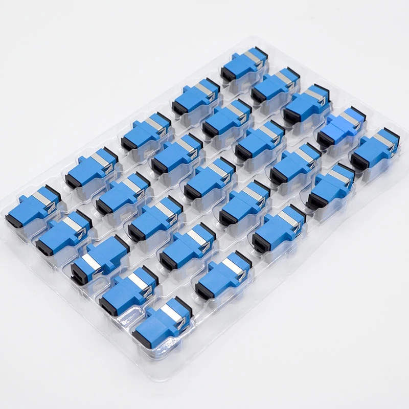 10pcs SC/UP FTTH SC-SC Optical Fiber Adapter Connector UPC Optical ...