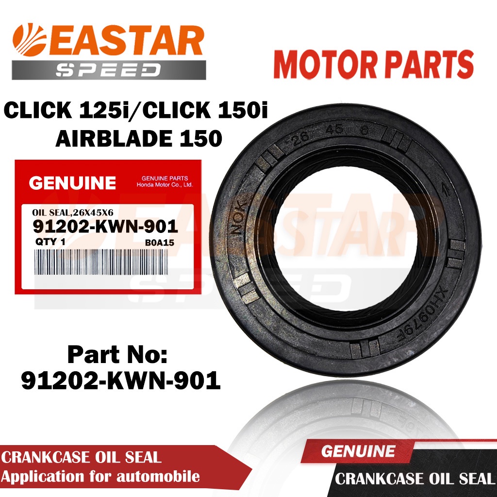 Crankshaft oil seal CLICK125/CLICK150 Click 125i, click 150i | Shopee ...