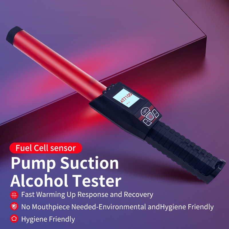 AT7100 Professional Alcohol Tester Non-Contact Pump Suction Police Road ...