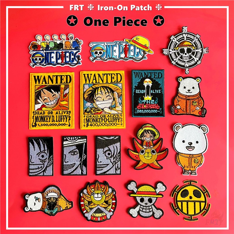 ☸ One Piece - Pirate Regiment Iron-on Patch ☸ 1Pc DIY Sew on Iron on ...