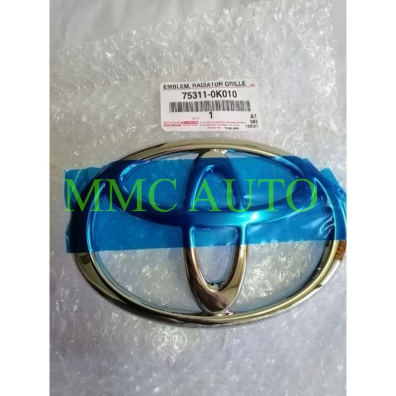 TOYOTA KUN25 05-11 HILUX FRONT GRILLE MARK/ EMBLEM, DEPAN SALONG LOGO ...