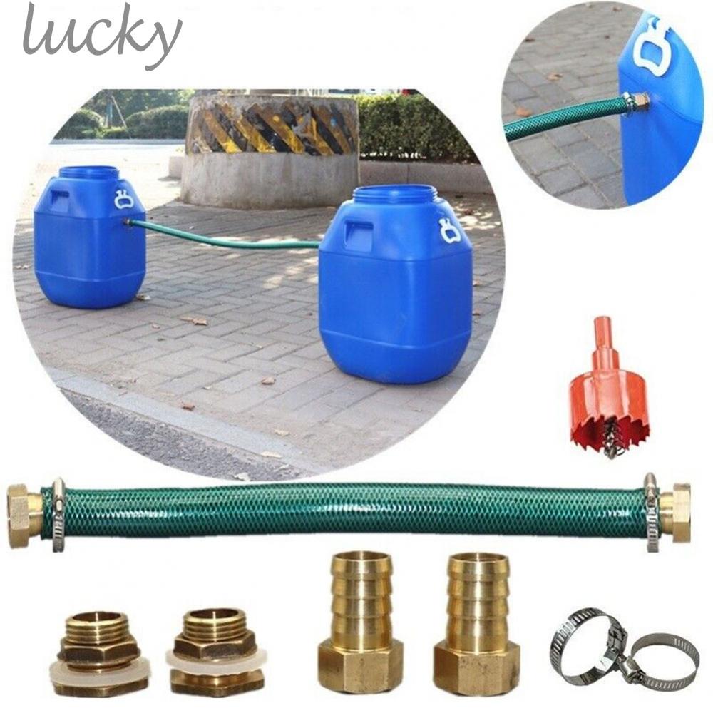 Rain barrel connector set 3/4\" hose connector 50cm connection hose ...