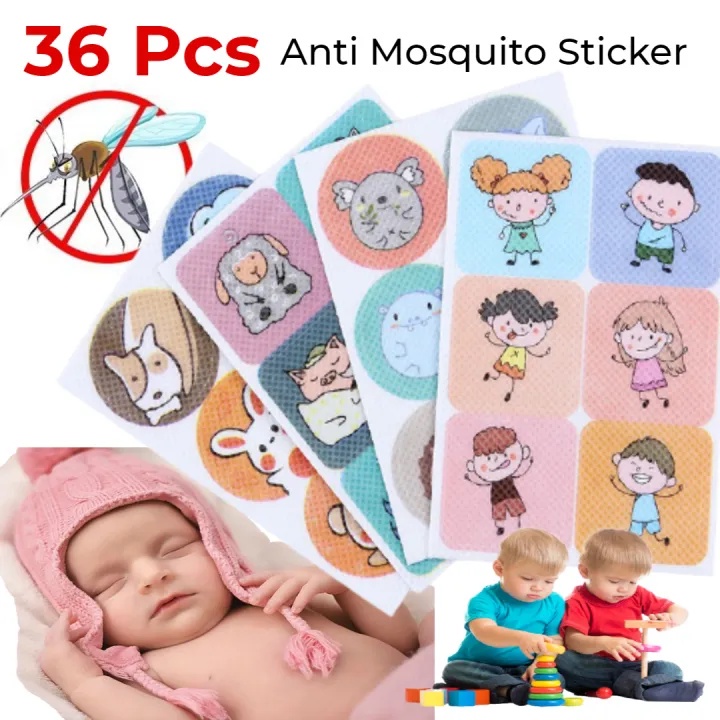⭐LDD⭐ 36pcs Mosquito Patch Sticker Baby Stickers Repellent Patches ...