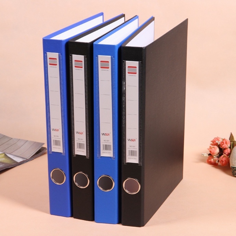 A4 File Folder Paper Organizer Folder Ring Binder for File Rack ...