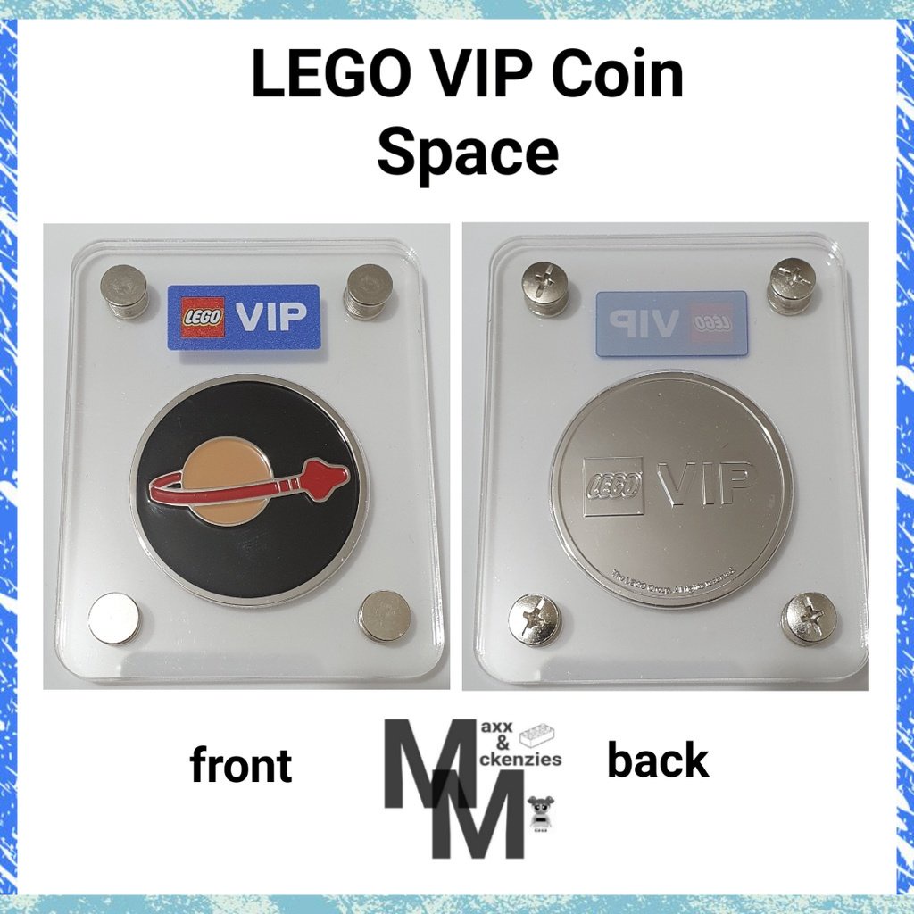 LEGO VIP Classic Space Collectible Coin (5006468) | Shopee Philippines