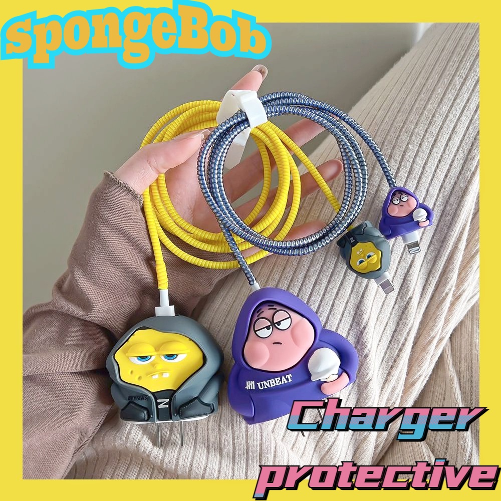 SpongeBob 13 Charger Protector for IPhone 14 Data Cable 18/20W Fast ...