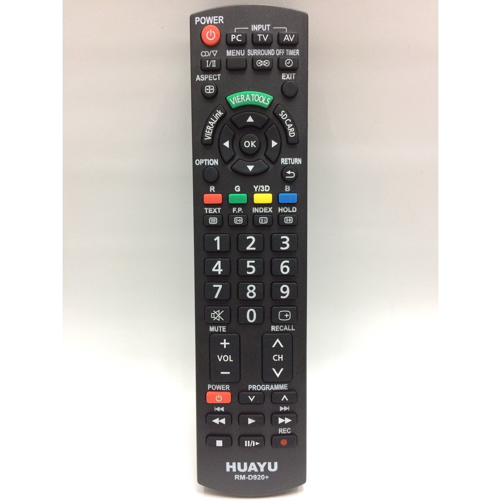 Panasonic TV remote control [compatible with all Panasonic flat screen ...