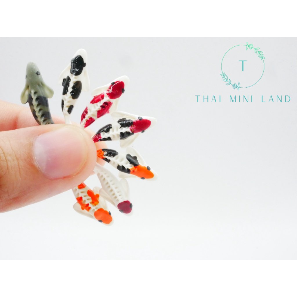 Mini Koi Fish (Do Not Take Soaking In Water. Pour Resin)/Clay ...
