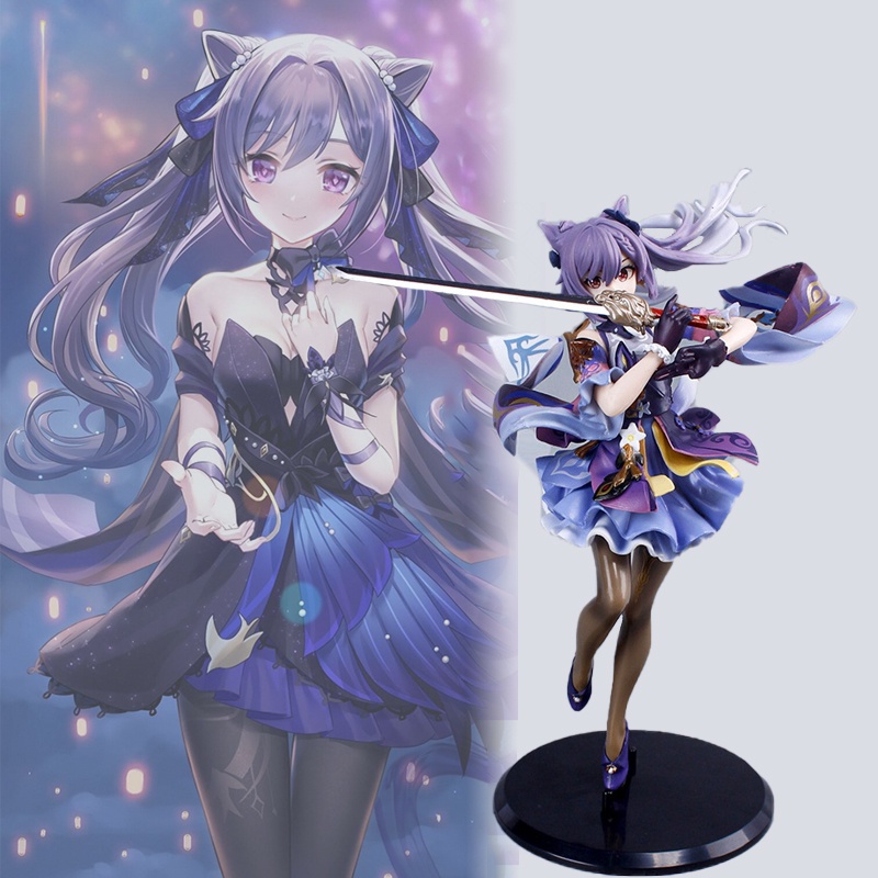 Game Genshin Impact Figure Keqing PVC Action Figure Game Peripherals ...
