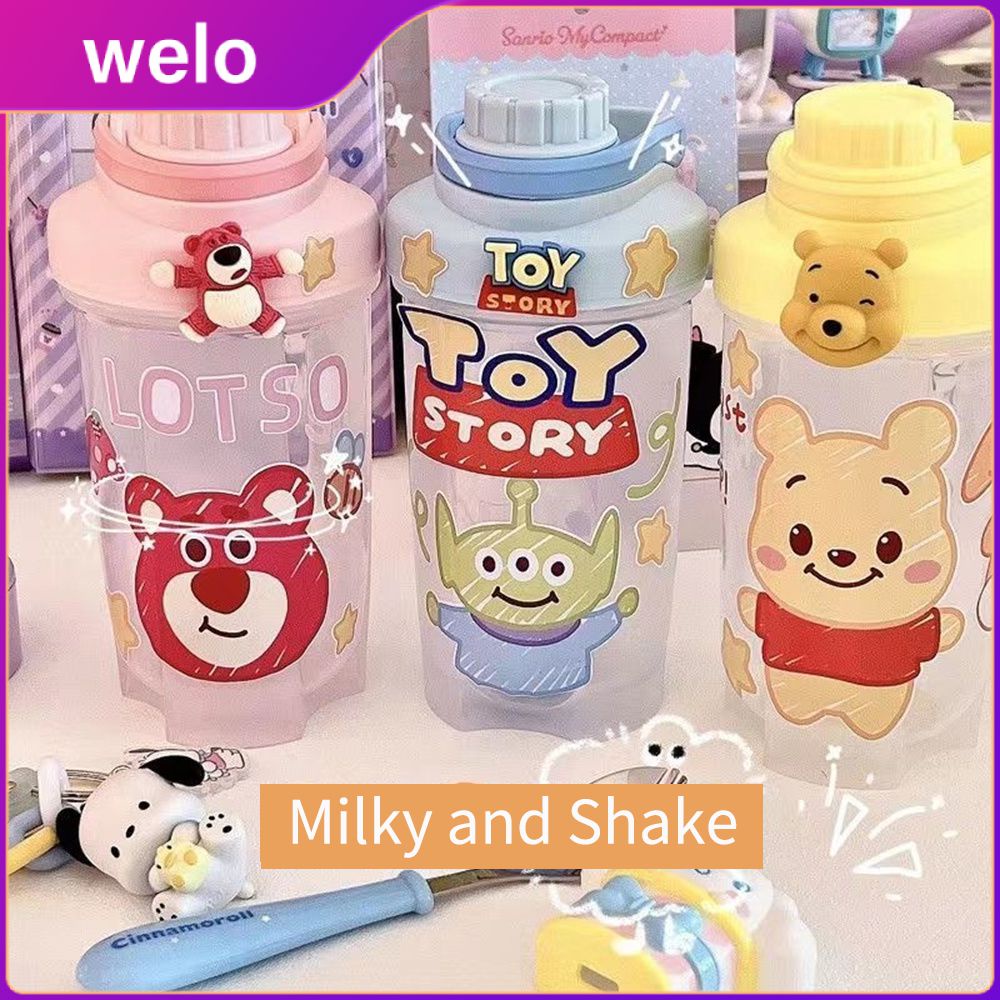WELO 500ml Toy Story Water Cup Cartoon Winnie The Pooh Strawberry Bear ...