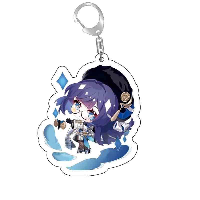 Game Honkai: Star Rail Key Chains Two-sided Keychain Dan Heng March 7th ...