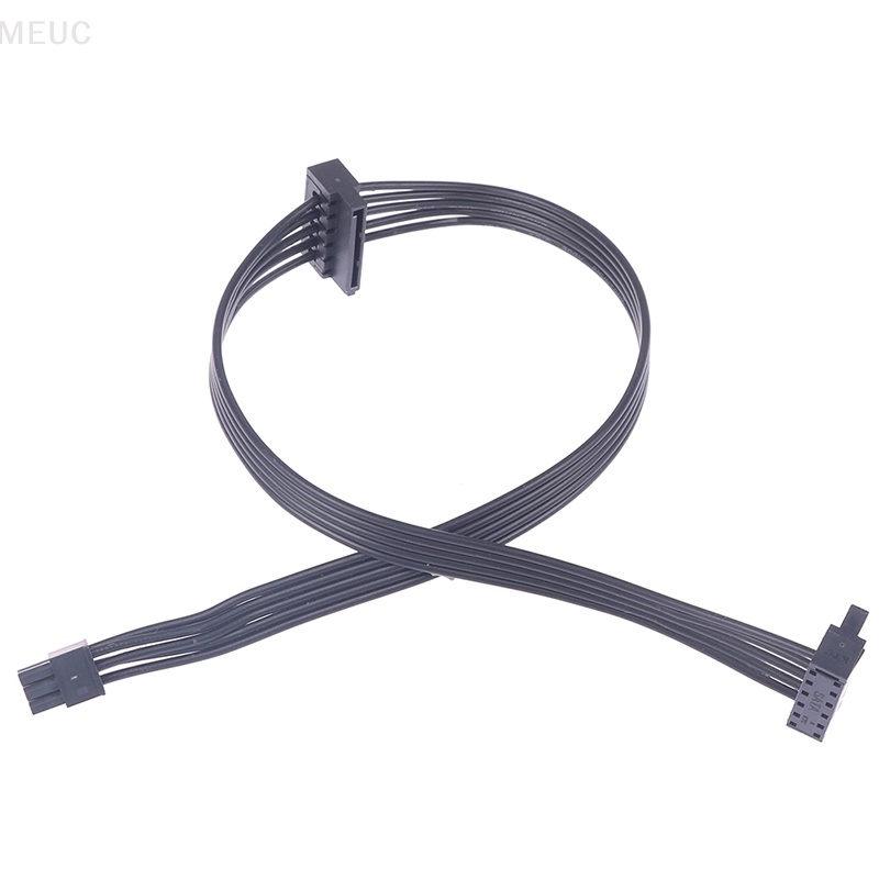 Meuctiffy Mini 6 Pin to 2 SATA Hard Drive Cable SSD Power Supply Cable ...