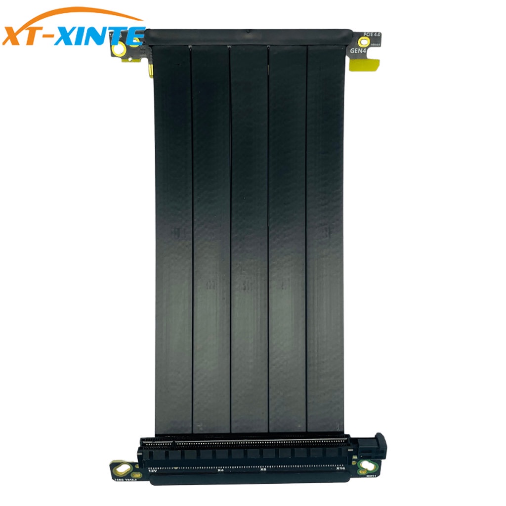 XT-XINTE PCIe 4.0 x16 Riser Cable Double Reverse Graphics Card ...