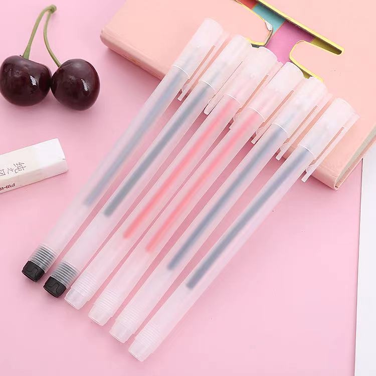 frosted gel pen 0.5mm bullet point fountain pen learning stationery ...