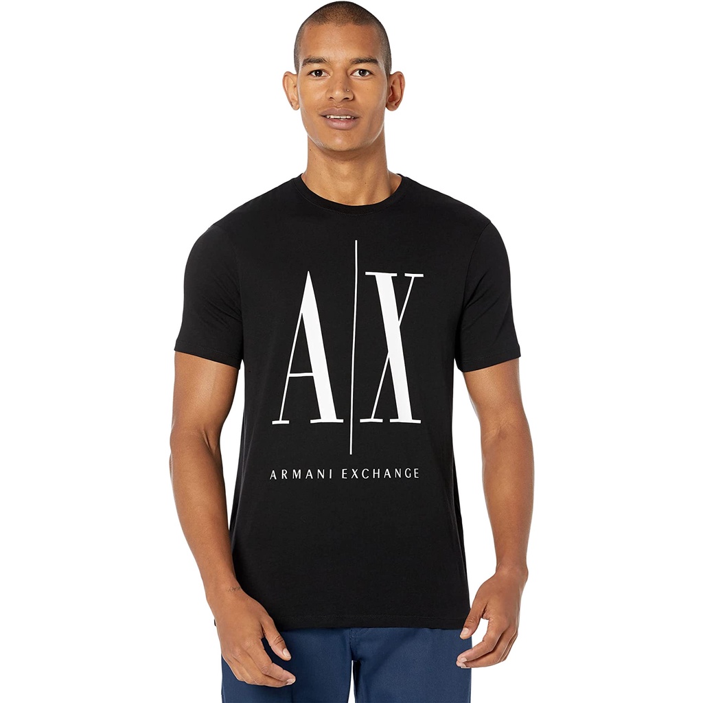 AX Logo New Fashion Original T-Shirt Men Cotton Short Sleeve Shirts ...