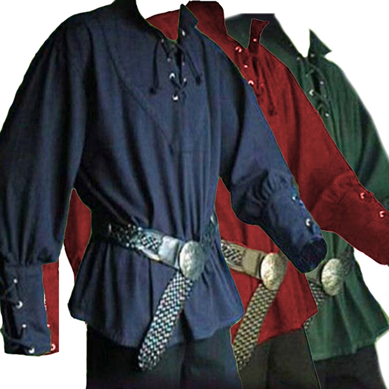 Men Adult Cosplay Shirt Halloween Party Cosplay Costume Male Landlord ...