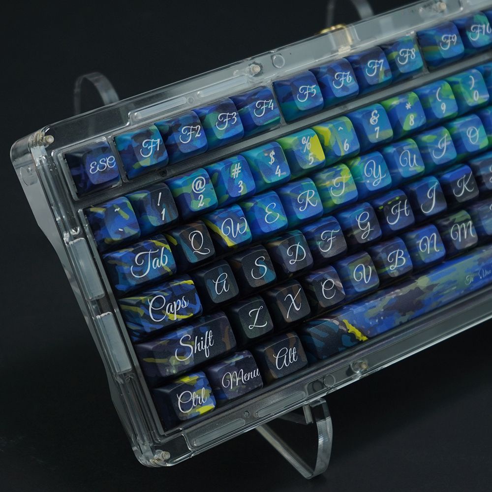Oil Painting Keycaps 126Keys/Set DYE-SUB XDA Profile DIY Custom for ...