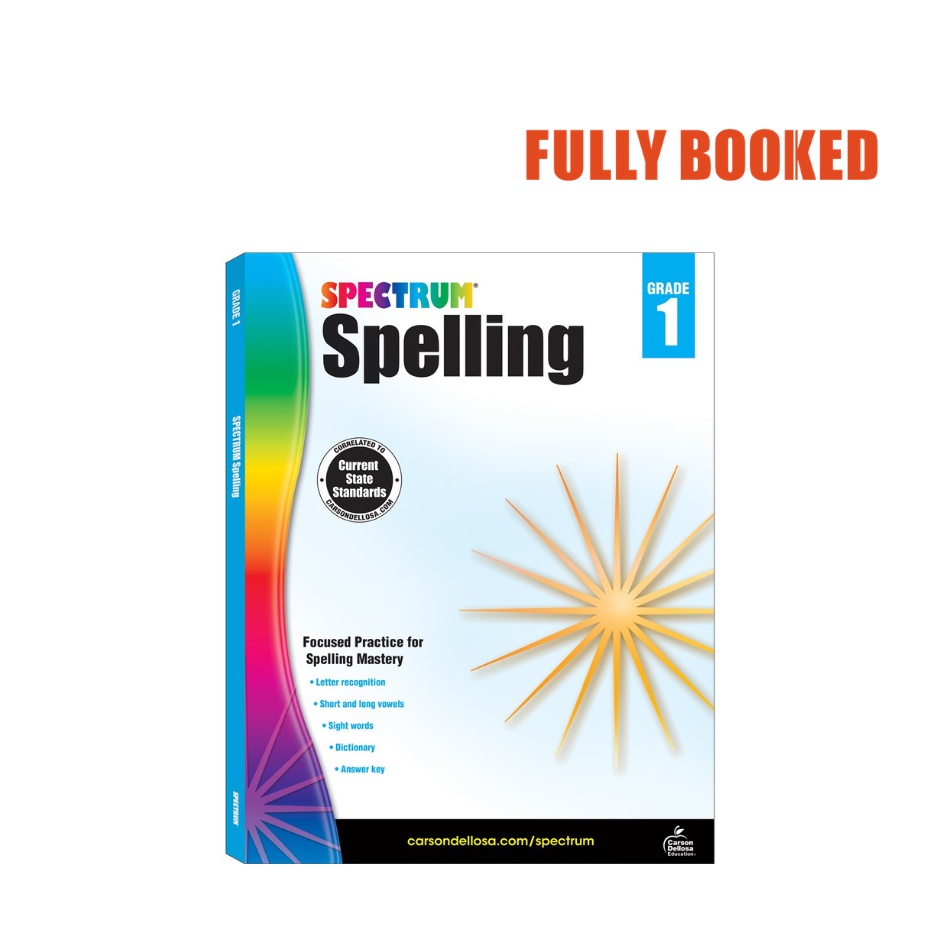 Spectrum Spelling, Grade 1 (Paperback) | Shopee Philippines