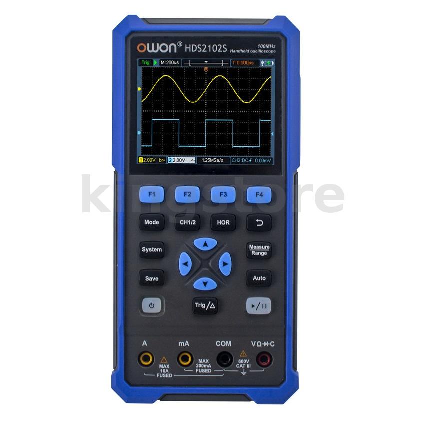 OWON HDS200 Series 2CH Handheld Oscilloscope 100MHz Bandwidth 20000 ...