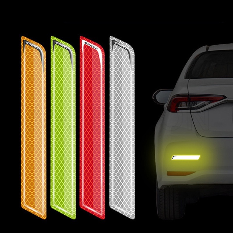 Auto Universal Reflective Warning Strip Bumper Reflector Tape Car ...