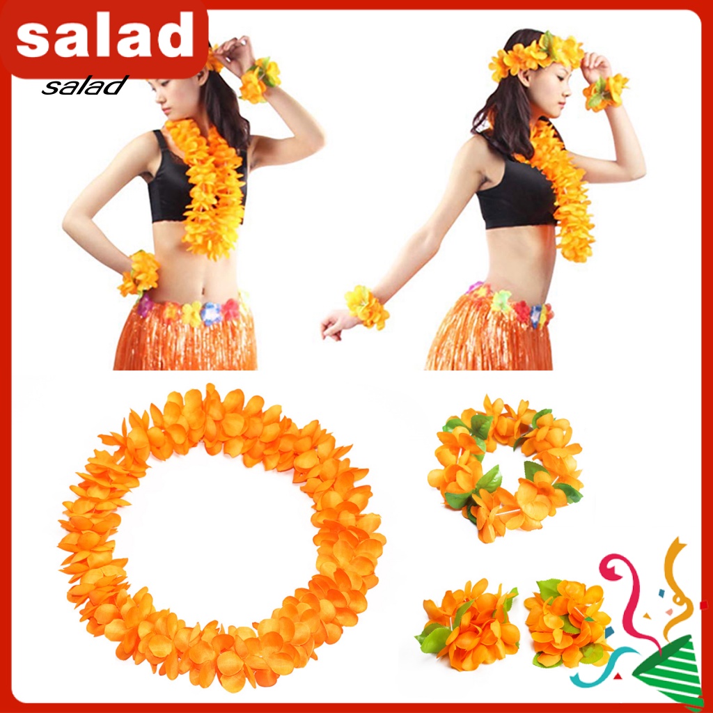 [SA] 4Pcs/Set Eco-Friendly Hawaiian Lei Party Favors Hawaiian ...