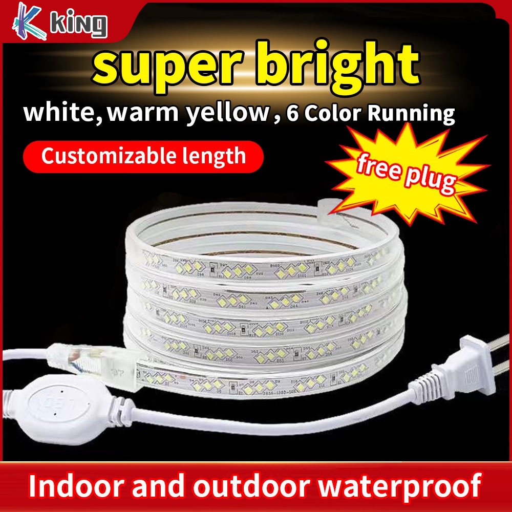 Led Strip Light Warm/White/Color Indoor Outdoor Waterproof Led Lights ...