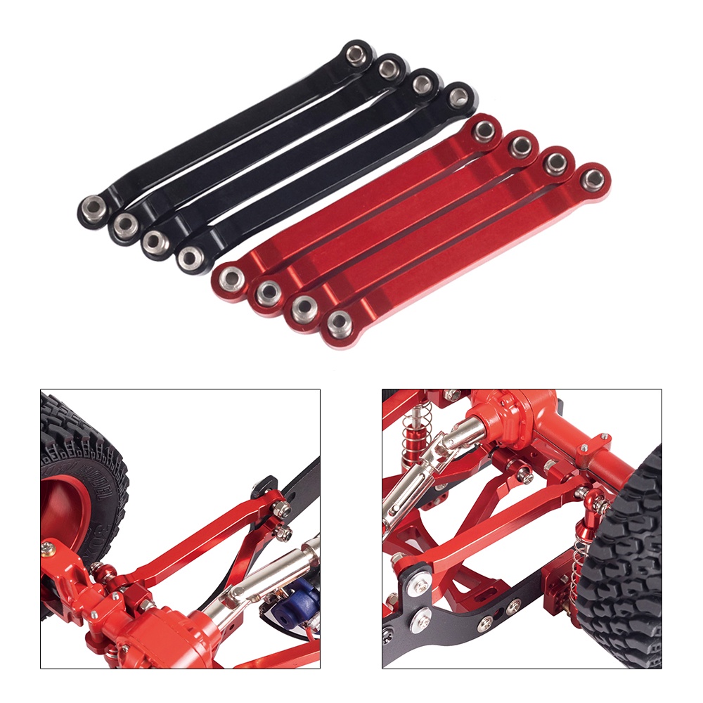 Metal Chassis Pull Rods Suspension Link Mount for RC Car 1/16 WPL C14 ...