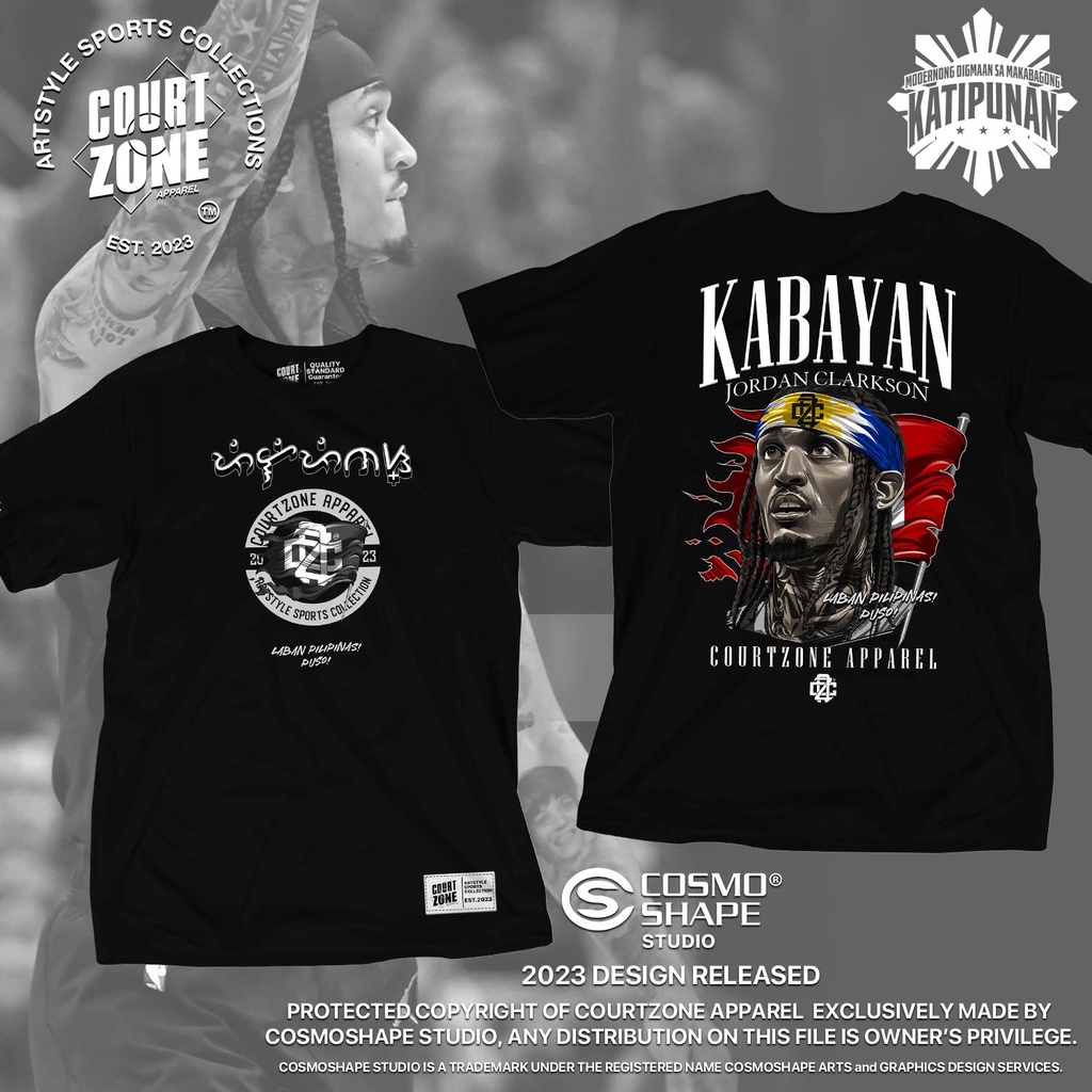 COURTZONE APPAREL LABAN PILIPINAS GRAPHIC COTTON TSHIRT FOR MEN AND ...