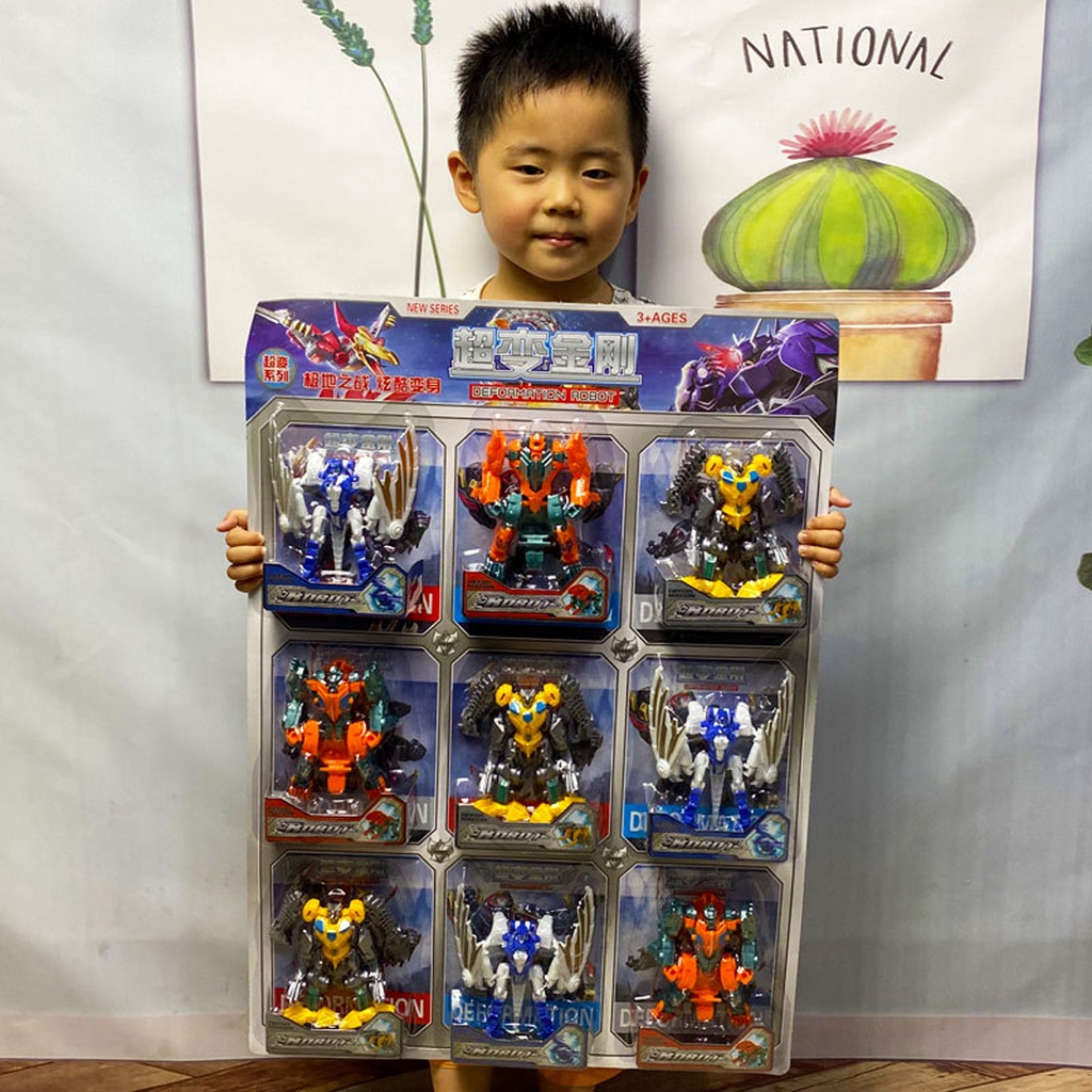 Toys Garden New Series Deformation Robot Dinosaur Transformation Battle ...