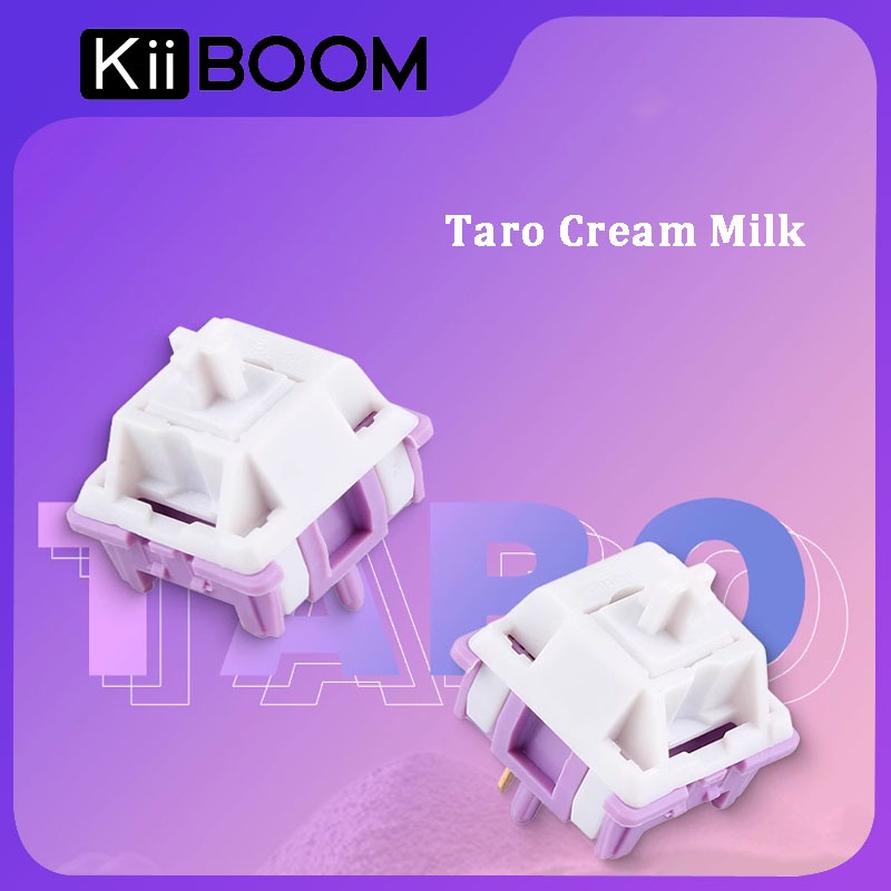 KiiBOOM Taro Tea Switch V2 Hot Swap factory customized keyboard section ...