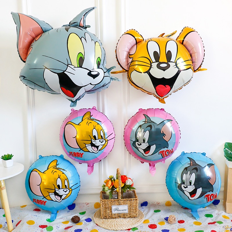 Balloon Cat and Mouse Balloon Tom and Jerry Balloon Modeling Balloon ...