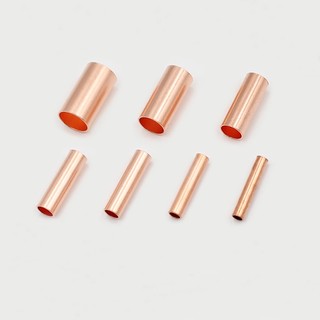 10/50PCS GT Copper Connecting Pipe Wire Joint Small Copper Hardware ...