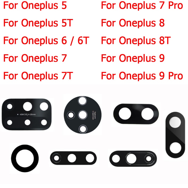 For Oneplus 5 5T 6 6T 7 7T 8 Pro 8T 9 Pro Rear Back Camera Glass Lens ...
