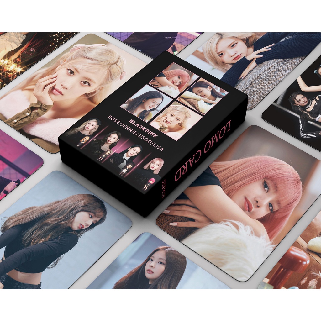 55pcs/box BLACKPINK Photocards BPTG LOMO Card Postcard Collection Card ...