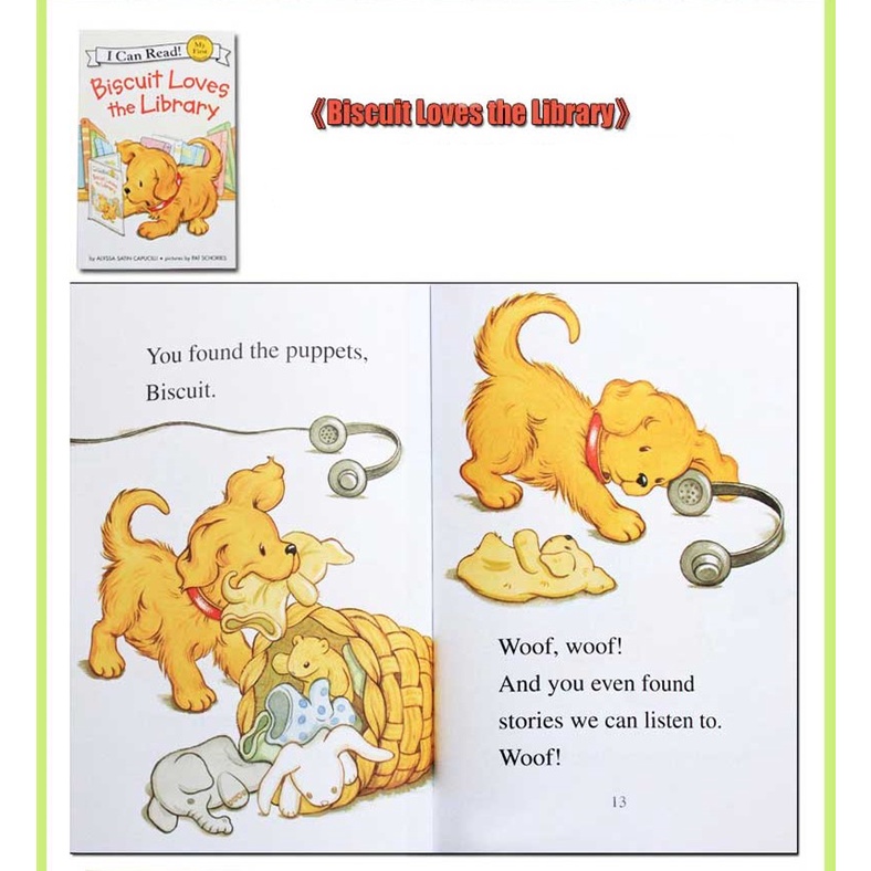 22Books/Set I Can Read Biscuit English Picture Books for Kids Children ...
