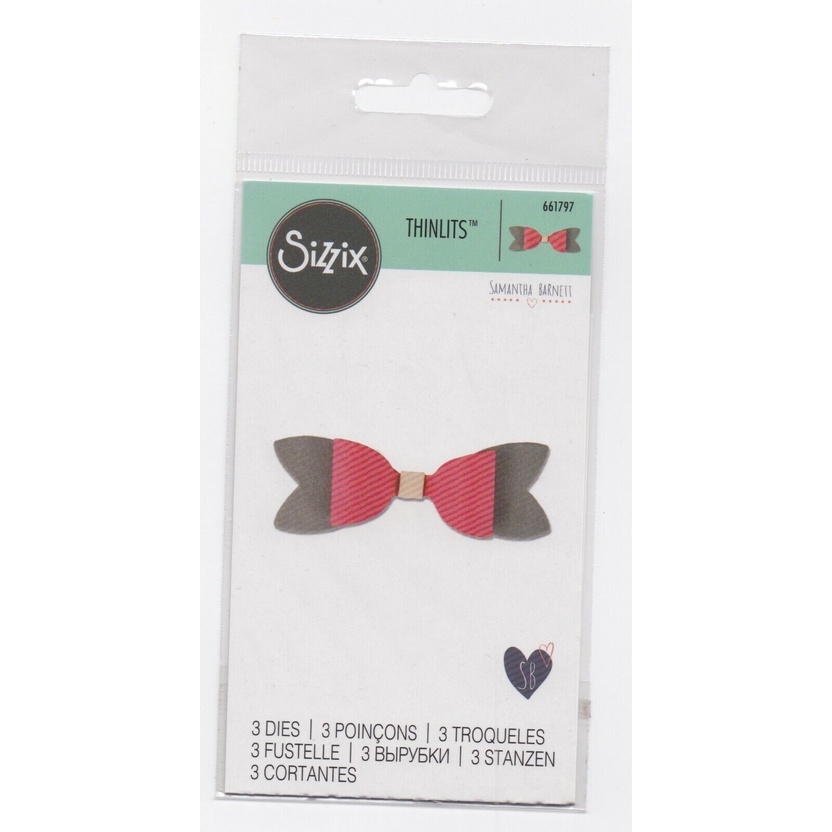 Sizzix Thinlits Cutting Die Tiny Bow Mini Shopee Philippines 6315