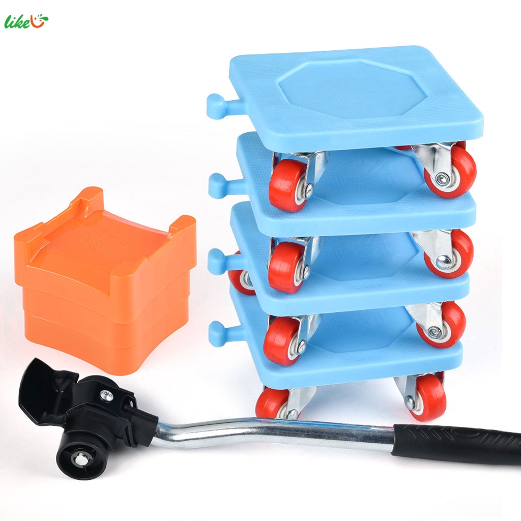 JMPH Furniture Lifter Mover Tool Set Heavy Stuffs Moving 4 Wheeled ...