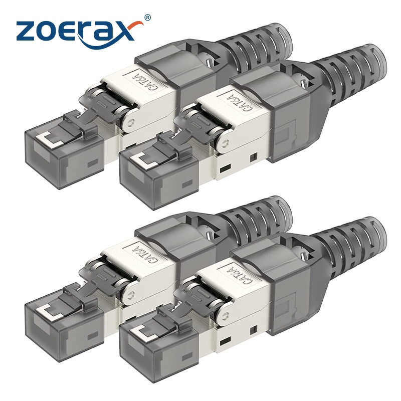 ZoeRax RJ45 CAT8 Cat7 CAT6A Connector Tool-Free, Toolless RJ45 ...