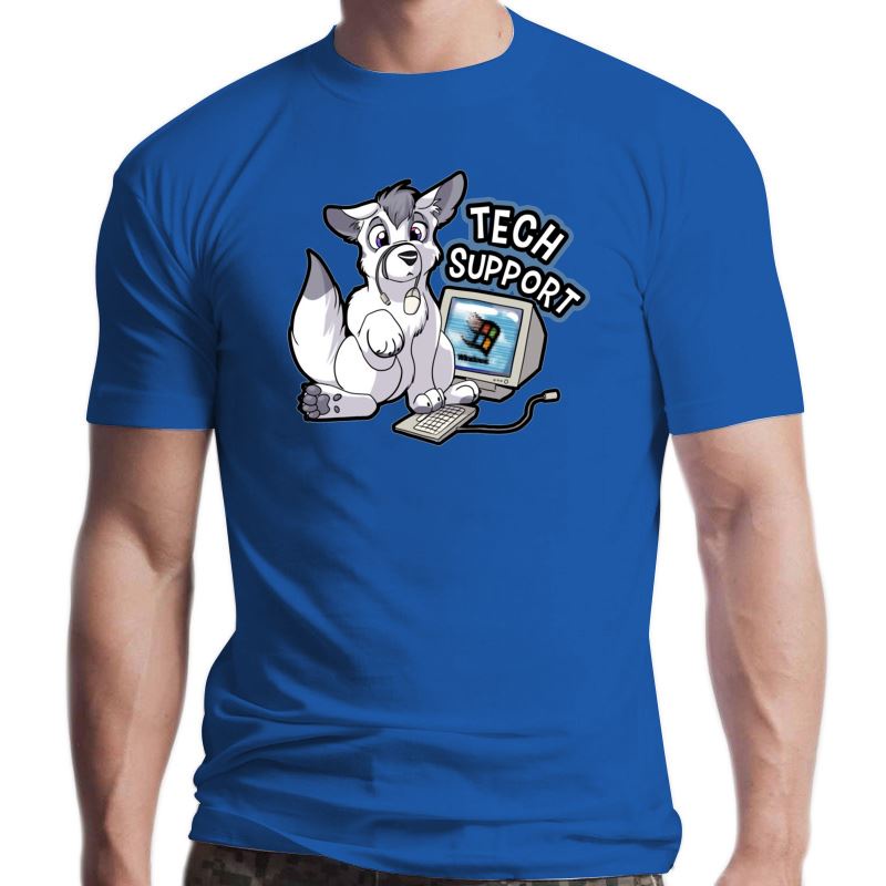 New Tech Support T Shirt Furry Furrie Furrys Furries Dog Doggo Canine ...