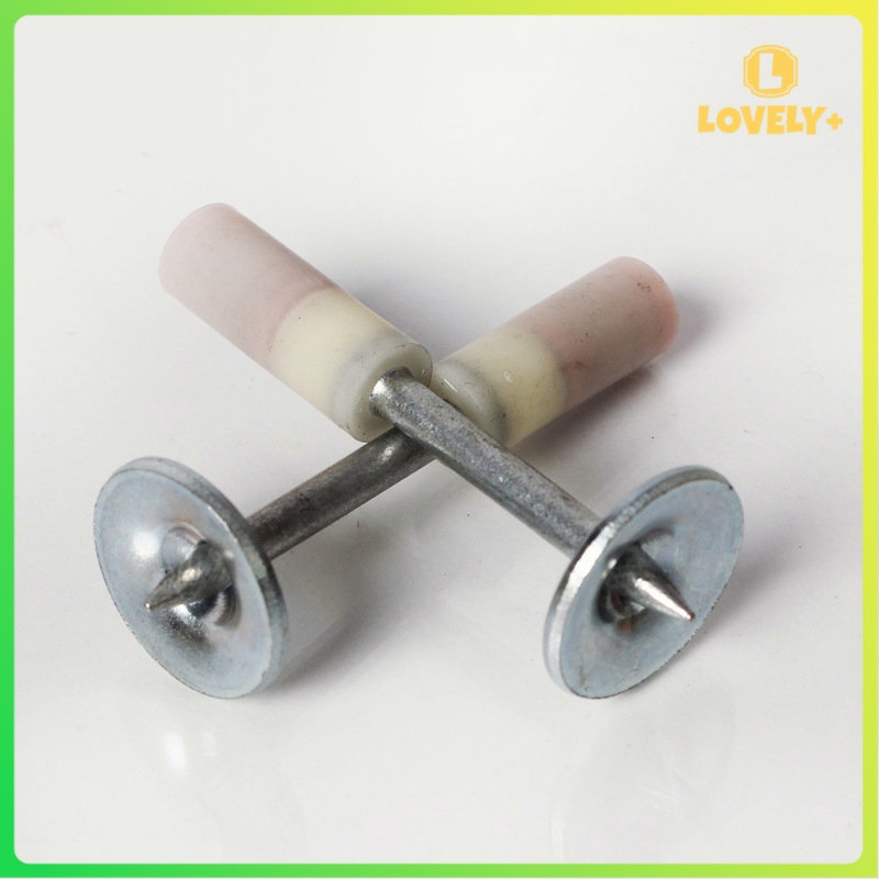 100Pcs Manual Steel Nails Gun Rivet 25MM Round Nails For Nail Gun ...