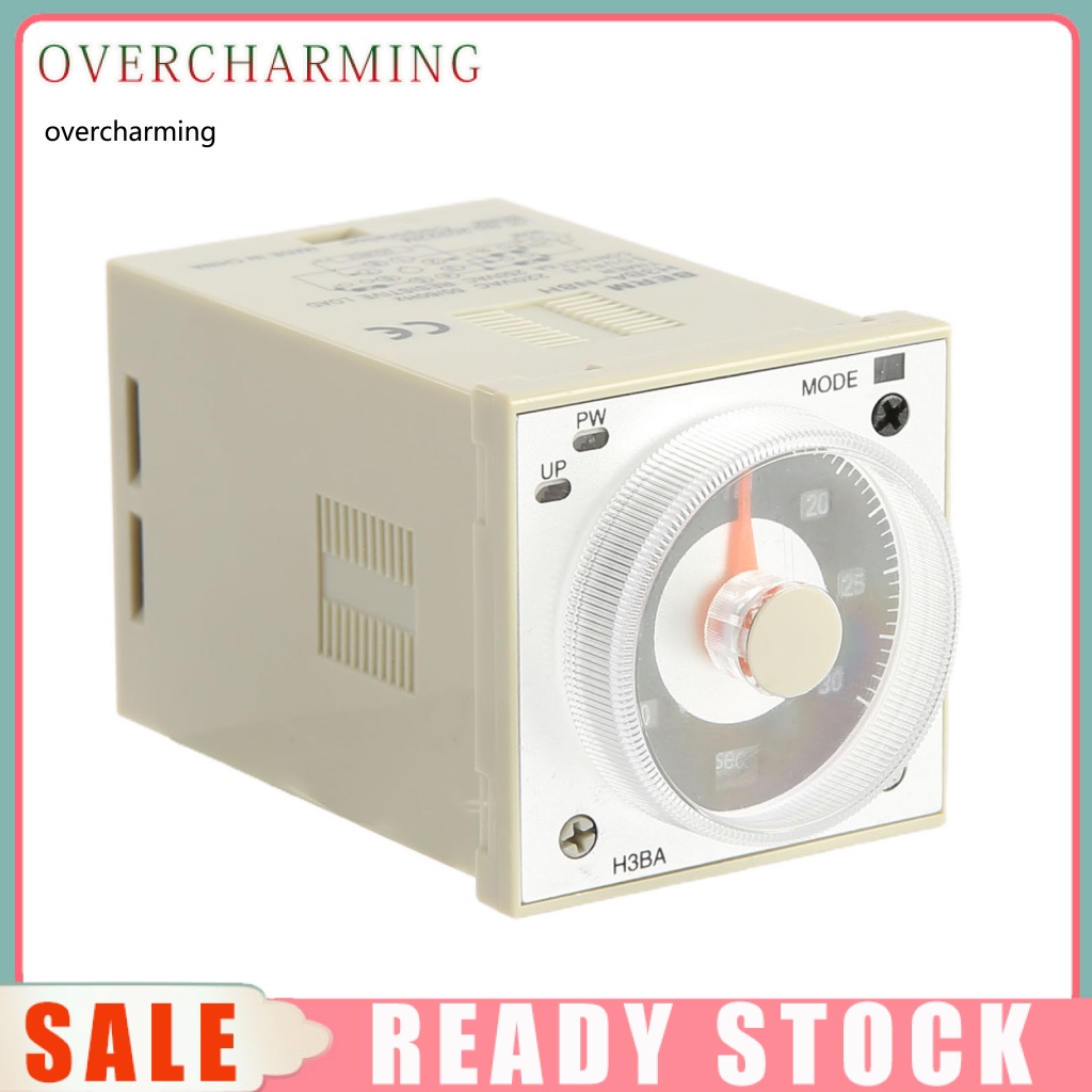 H3BA-N8H 220V AC Multifunctional 8 Pins Delay Timer Time Relay 1.2s to ...