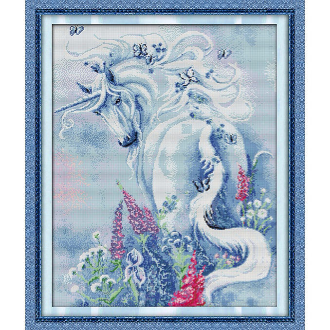 Joy Sunday Stamped Cross Stitch Ktis DMC Threads Chinese Stitch Set DIY ...