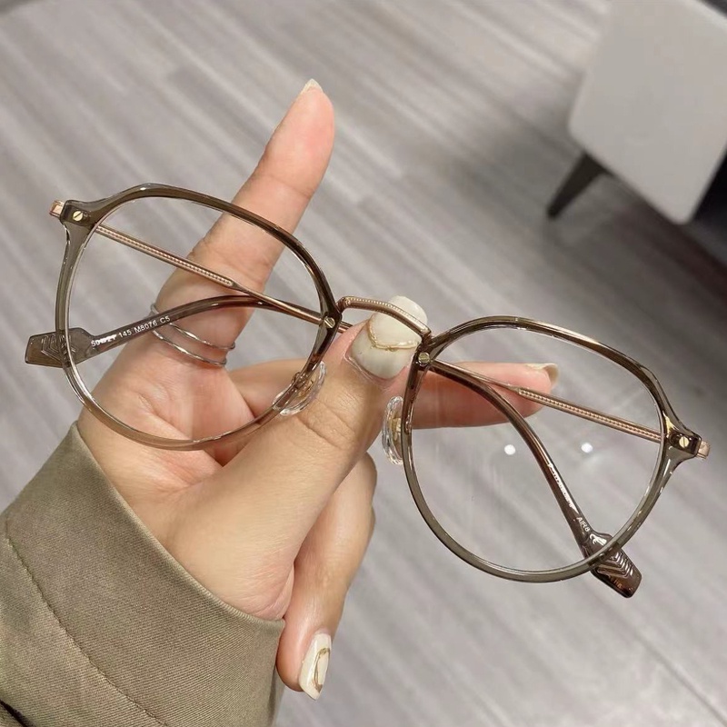 Retro Round anti radiation TR90 eyeglasses for women | Shopee Philippines