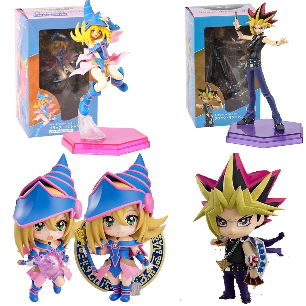 Yu-Gi-Oh! Duel Monstros Yami Yugi Mana Dark Magician Girl Magic Figure ...