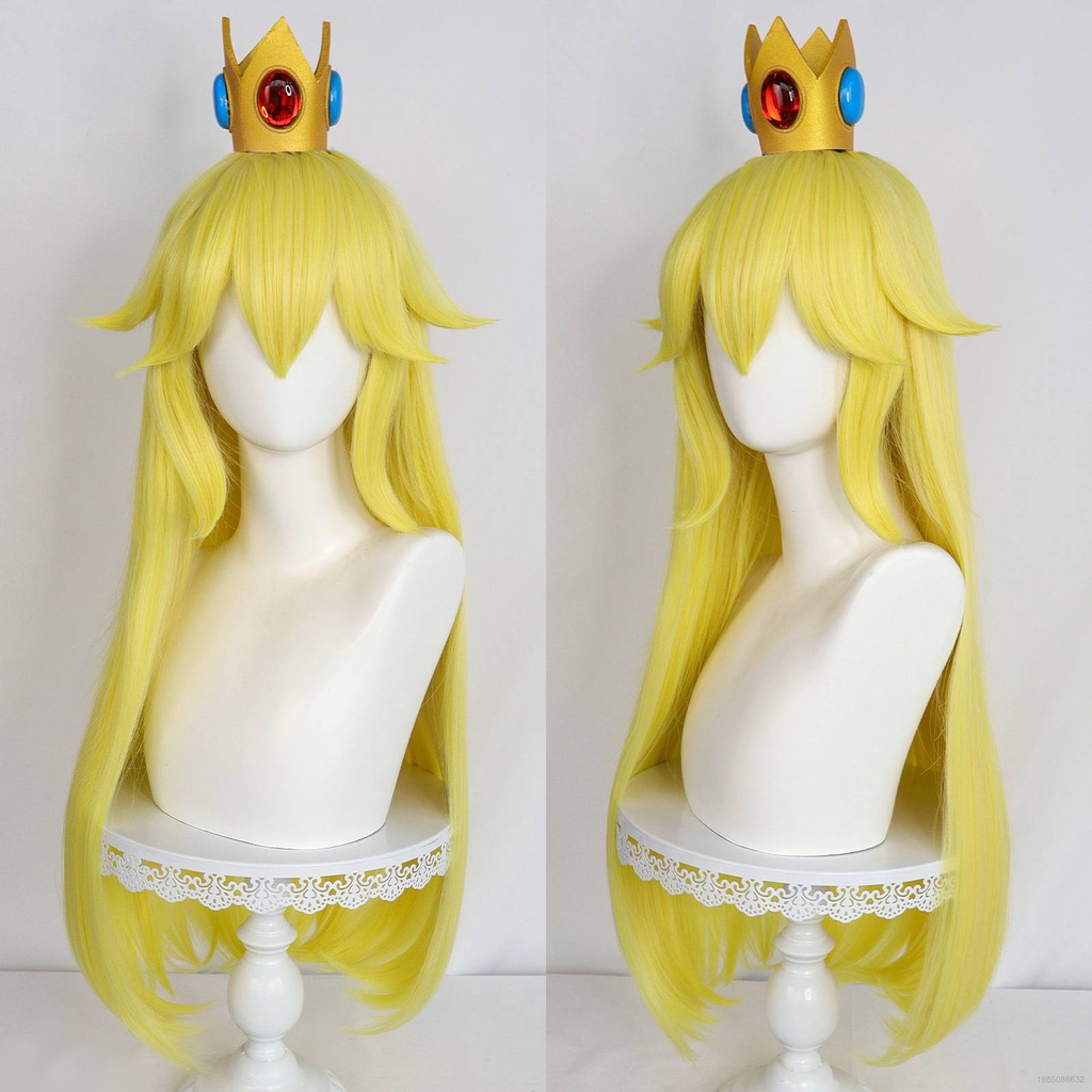 YYDS Princess Peach Cosplay Wig The Super Mario Bros Movie Cartoon ...