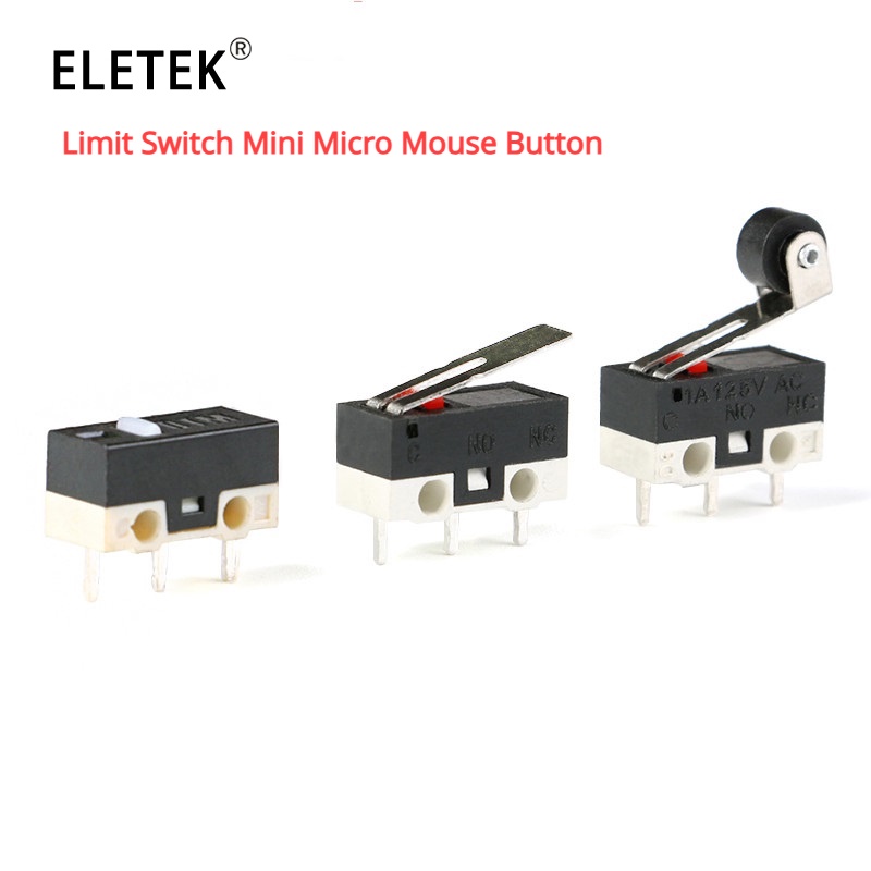 10Pcs Limit Switch Mini Micro Mouse Button Tact Switch 1A 125V AC 3Pins ...