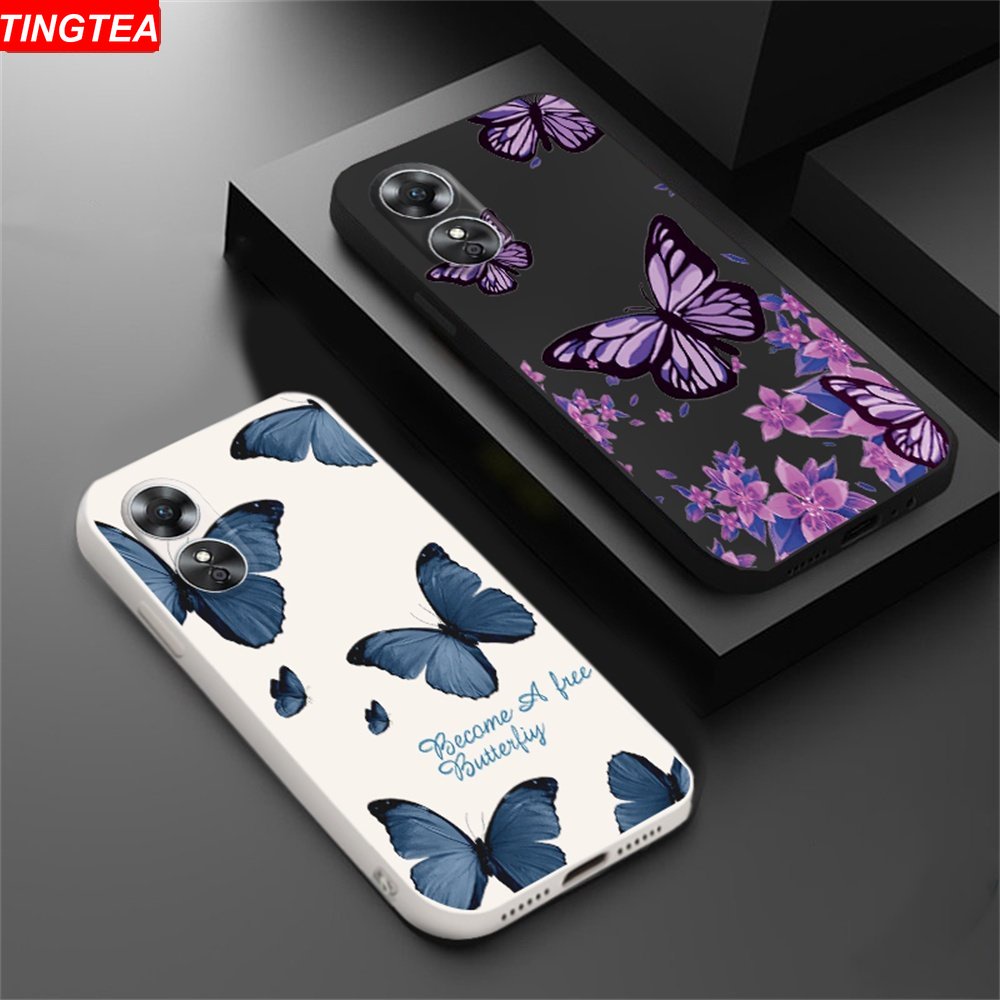 Soft Silicone Case Oppo A17 A38 A57 2022 A15 A16 A16k A78 Reno 8t A54
